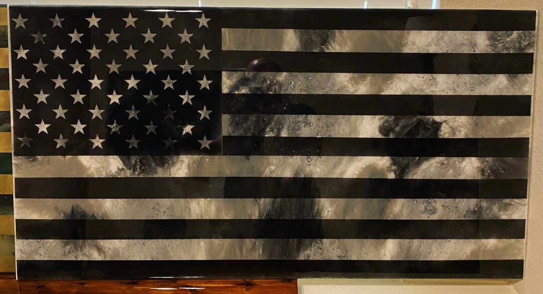 Custom Made WOOD/EPOXY FLAGS - Etsy