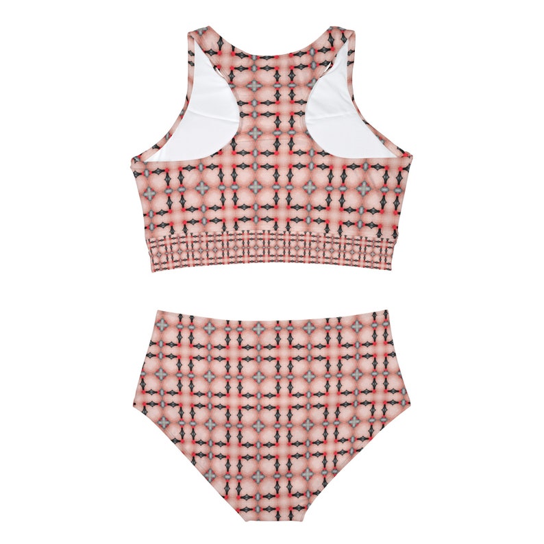 Custom 2 Piece Women's Bathing Suit Full Coverage Modest Teens Gifts ...