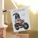 Biker Gnome Motorcycle Garden Flag: Custom Let's Ride Decor - Etsy