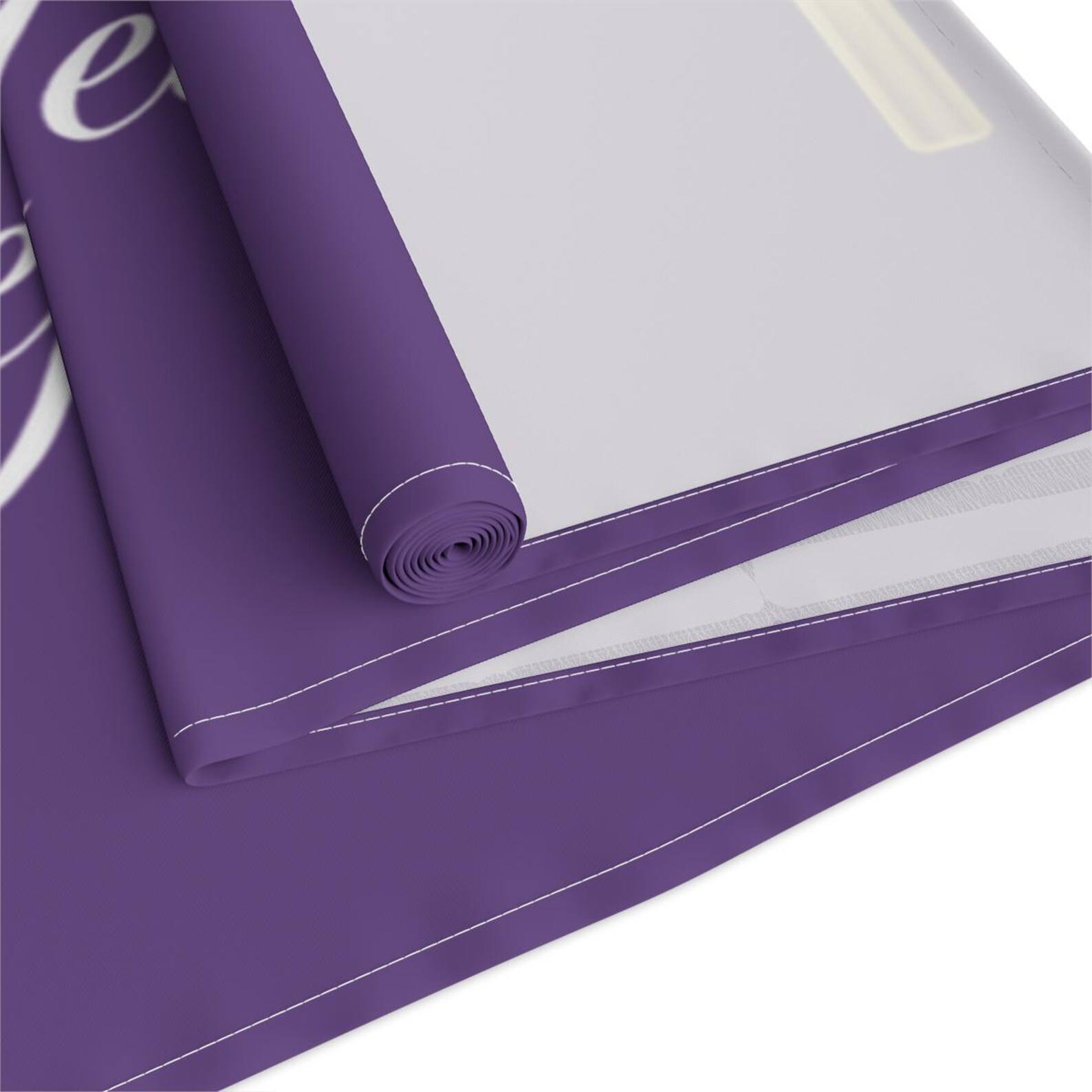Lent Table Runner Purple Christian Decor Prepare Your Heart Gold Cross ...