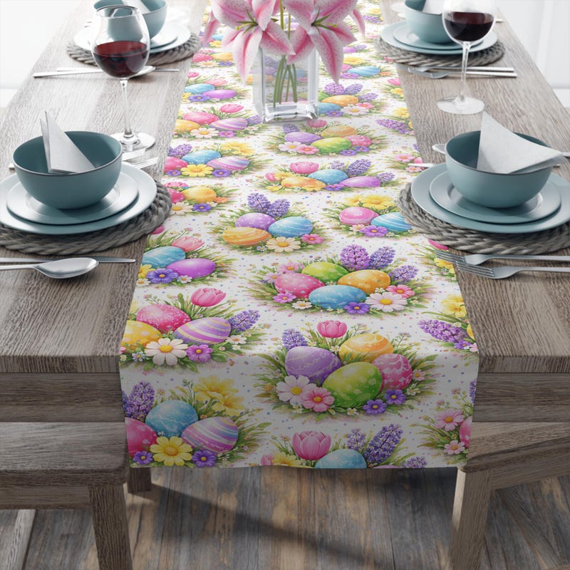 Easter Table Runner - Etsy