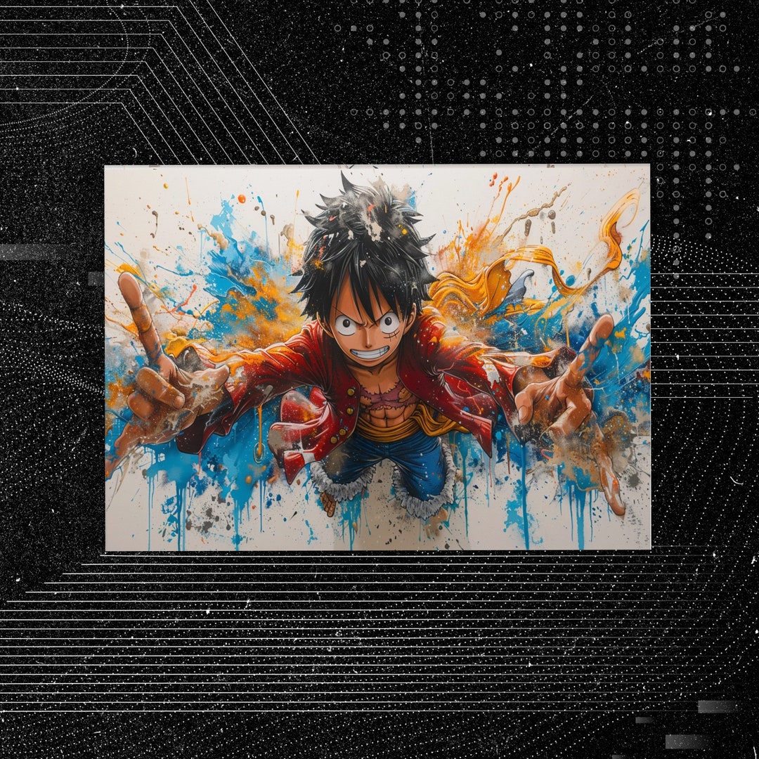 Luffy the Art of Freedom: Aluminum Painting - Etsy