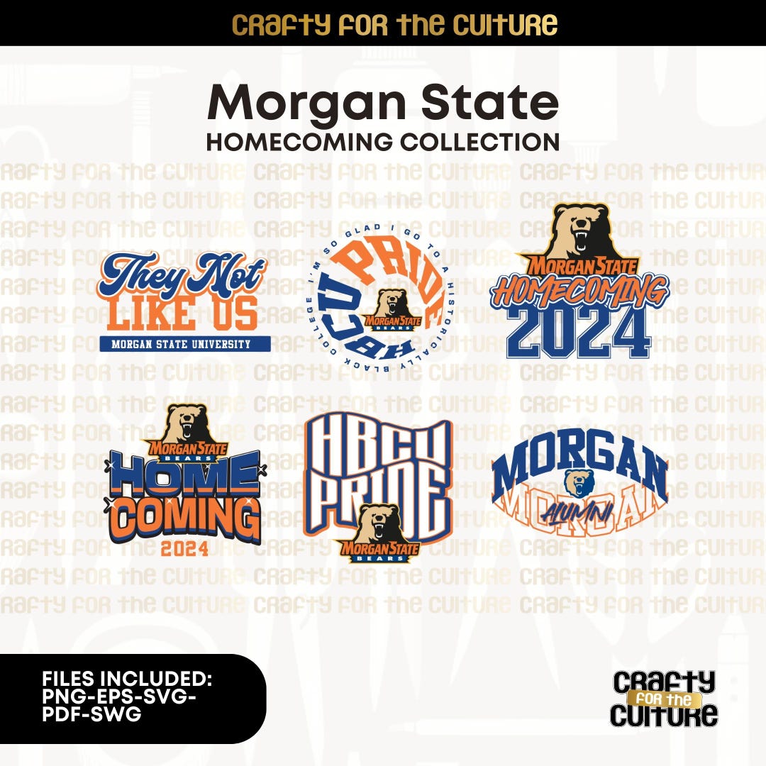 Morgan State Homecoming Bundle, HBCU Svg, HBCU Png, Hbcu Pride Svg Png ...