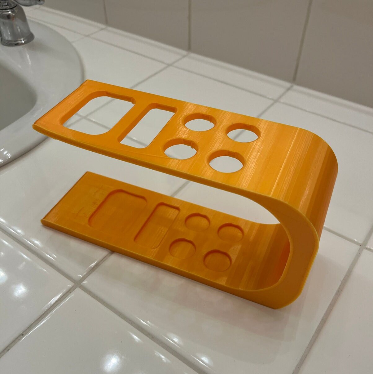 Sleek 3D Printed Toothbrush Holder Organizer - Etsy