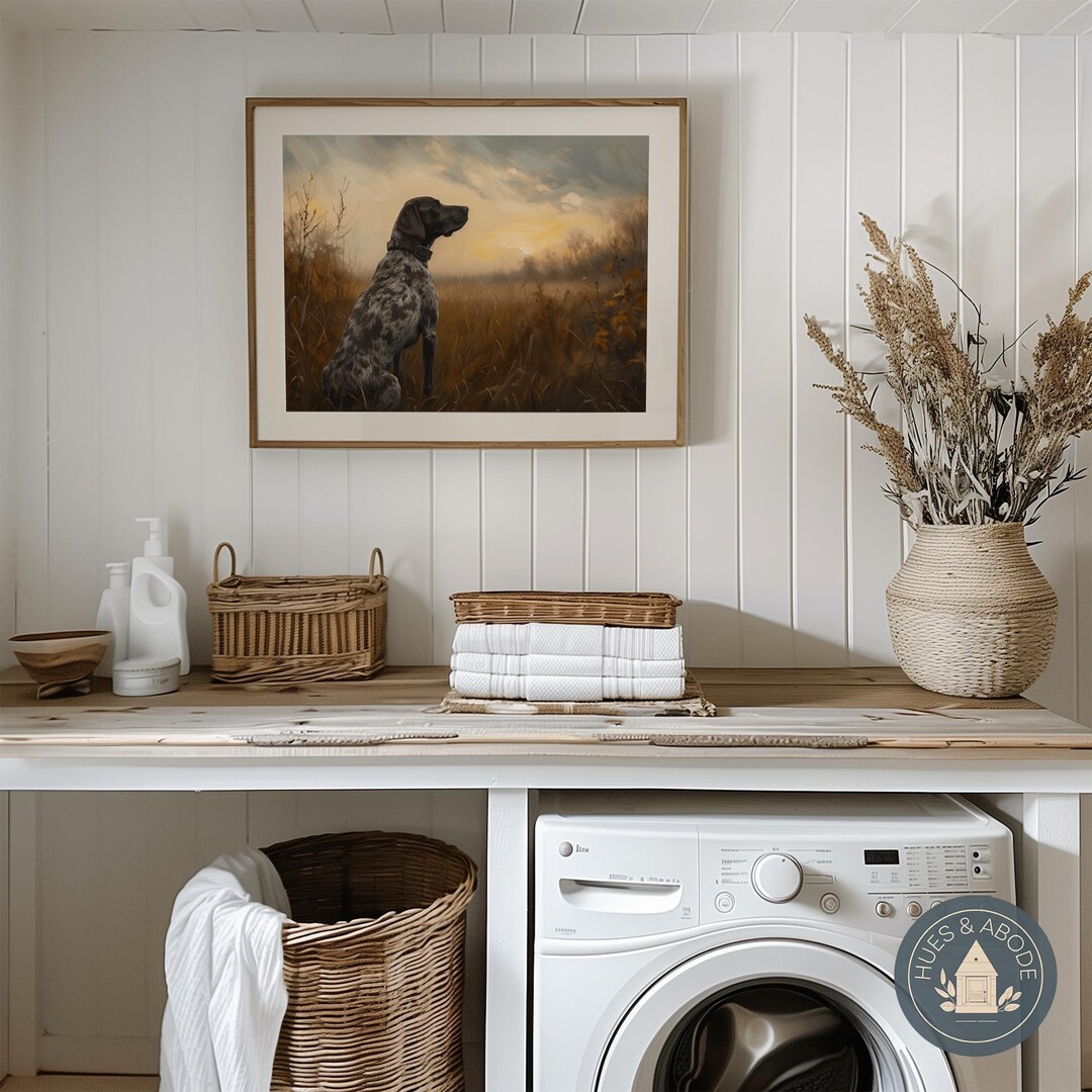 German Shorthaired Pointer Portrait Dog Painting German Shorthaired ...