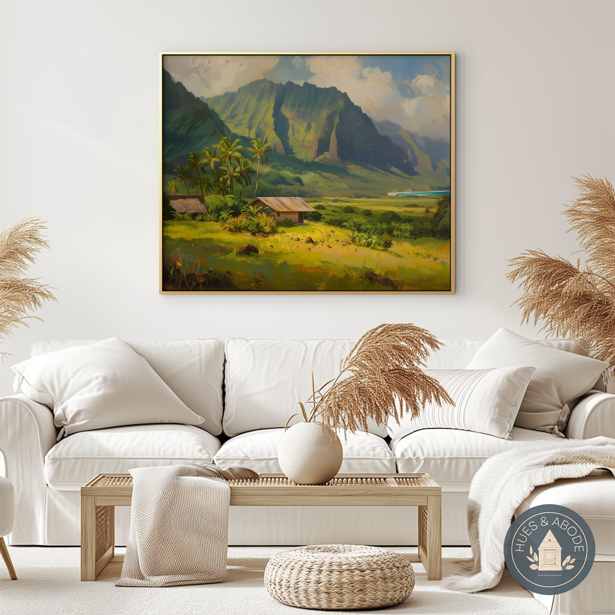 Hawaii Painting Hawaiian Artwork Hawaii Landscape Painting Tropical ...