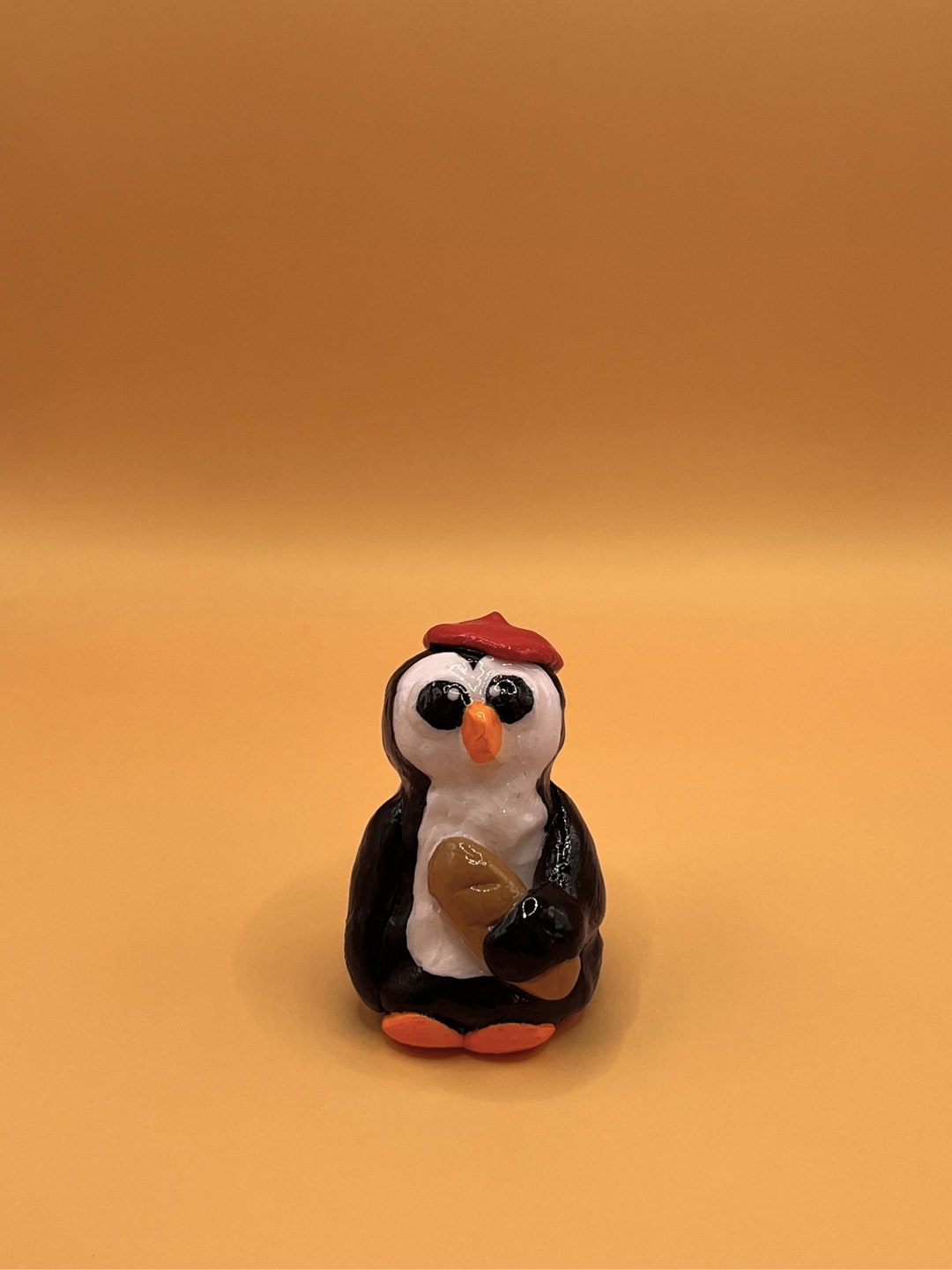 Handmade Clay Penguin Figurine, French Penguin - Etsy