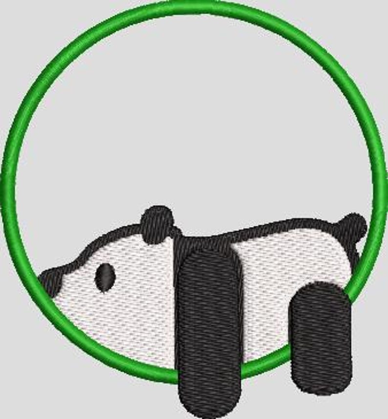 Panda Machine Embroidery Designs, Bear Embroidery, Animal Embroidery ...