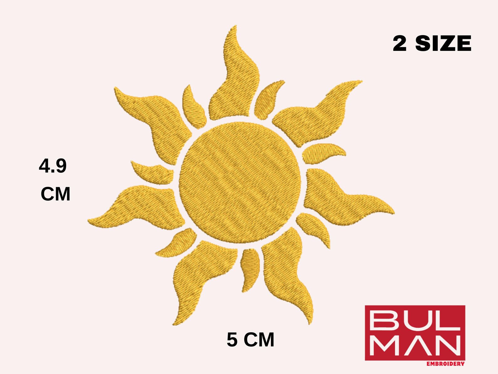 Sun Embroidery Design, Machine Embroidery Pattern (instant Download) - Etsy