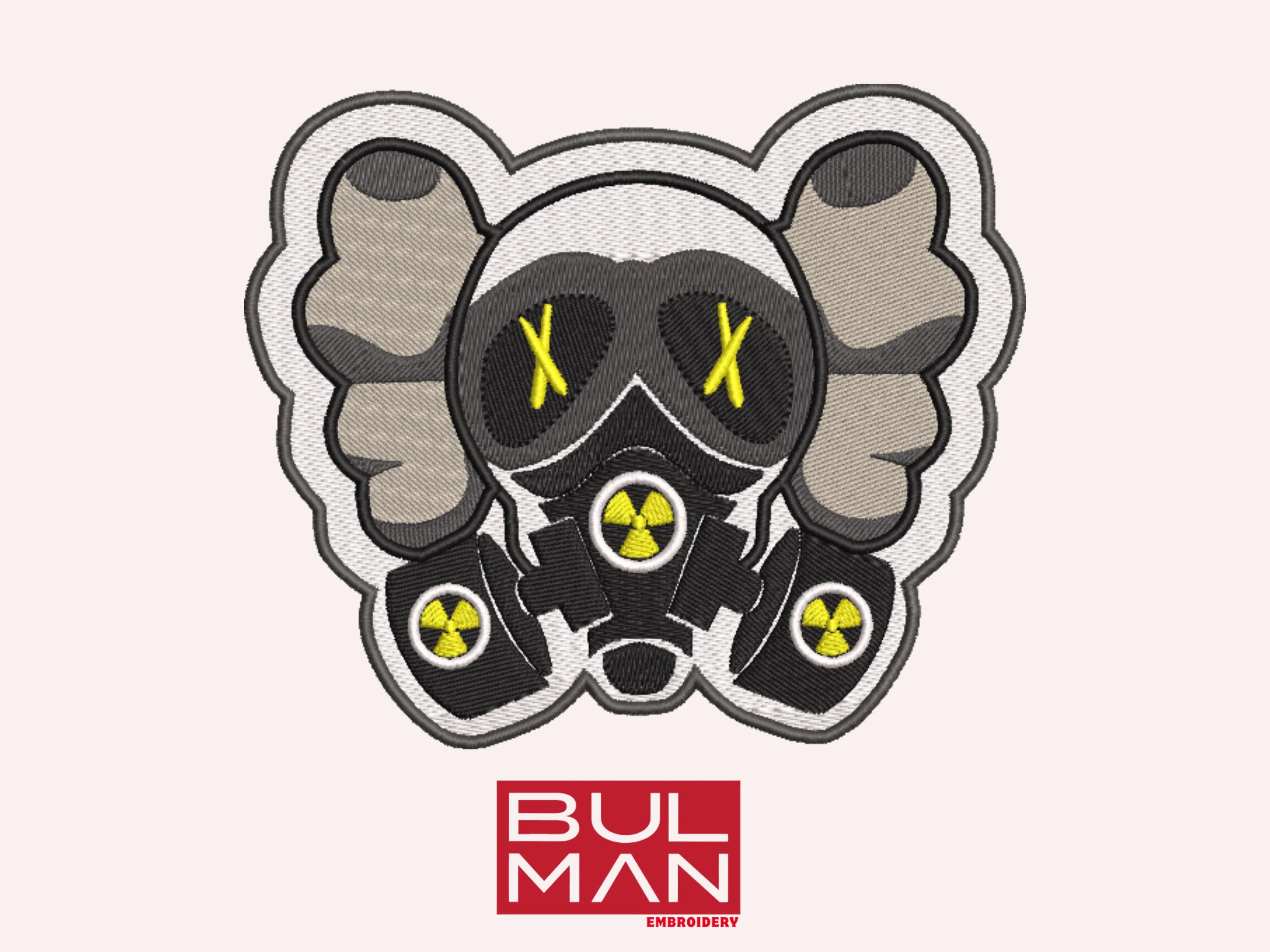 Kaws Embroidery Design, Kaws Machine Embroidery File, Love Embroidery ...