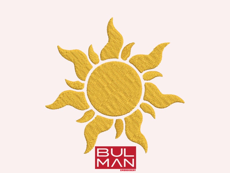 Sun Embroidery Design, Machine Embroidery Pattern (instant Download) - Etsy