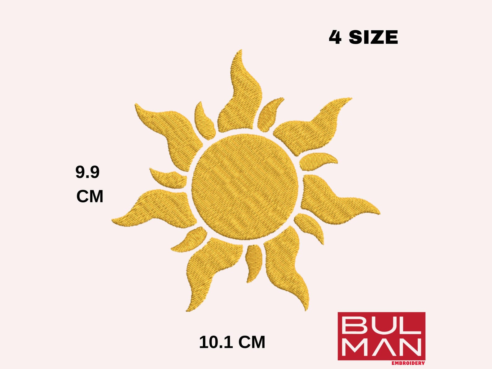 Sun Embroidery Design, Machine Embroidery Pattern (instant Download) - Etsy