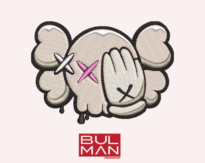 KAWS Embroidered Iron on and Sew on Patches, Custom KAWS Applique for ...
