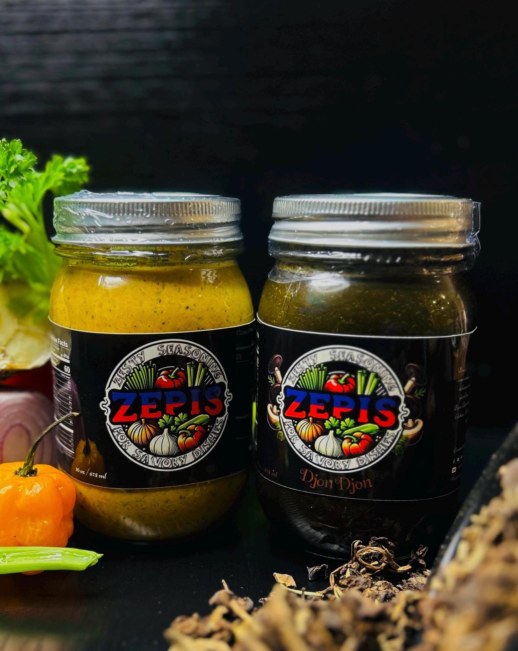 Haitian Epis Seasoning Bundle: Zepis & Djondjon Mushroom Marinade - Etsy