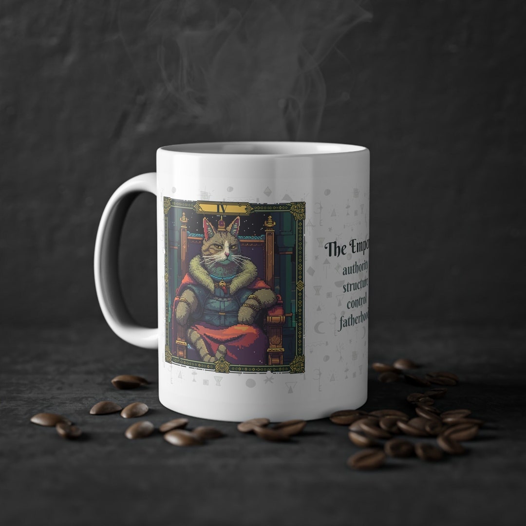 The Emperor Mug, Tarot Card Mug, Spiritual Mug, Divine Feminine, Witchy ...