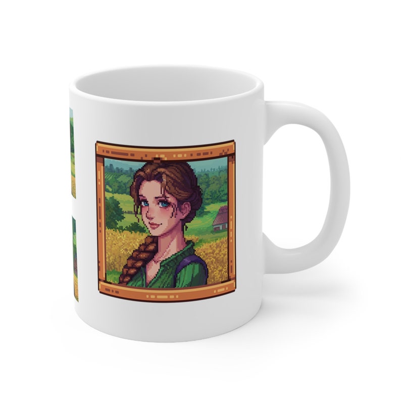 Leah Stardew Valley Mug: Handcrafted Ceramic Coffee Cup - Etsy