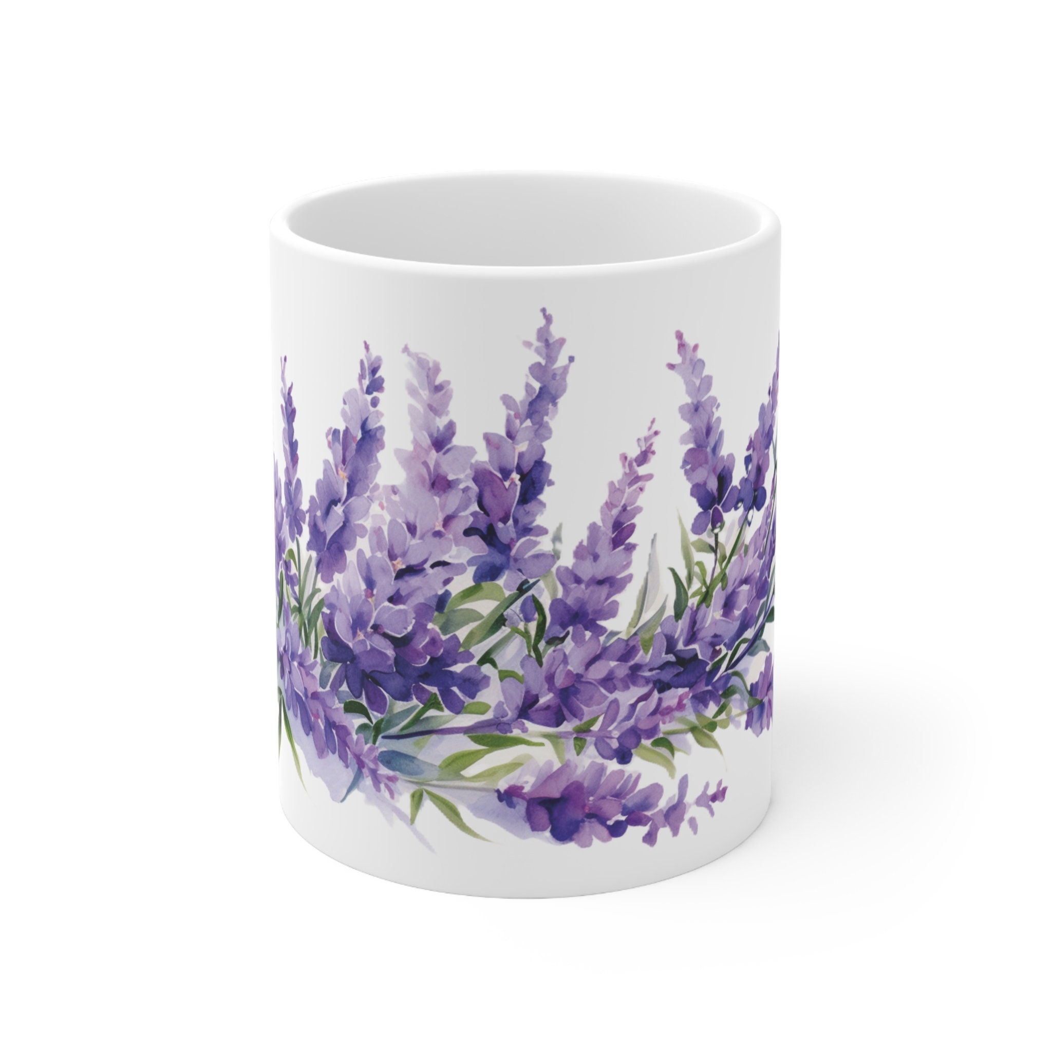 Tea Mug Lavender Flower Purple Coffee Cup Calming Cottage Dish, Laven ...