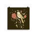 Sparrow Folk Art Print, Art for Bird Lovers, Wall Art for Office ...