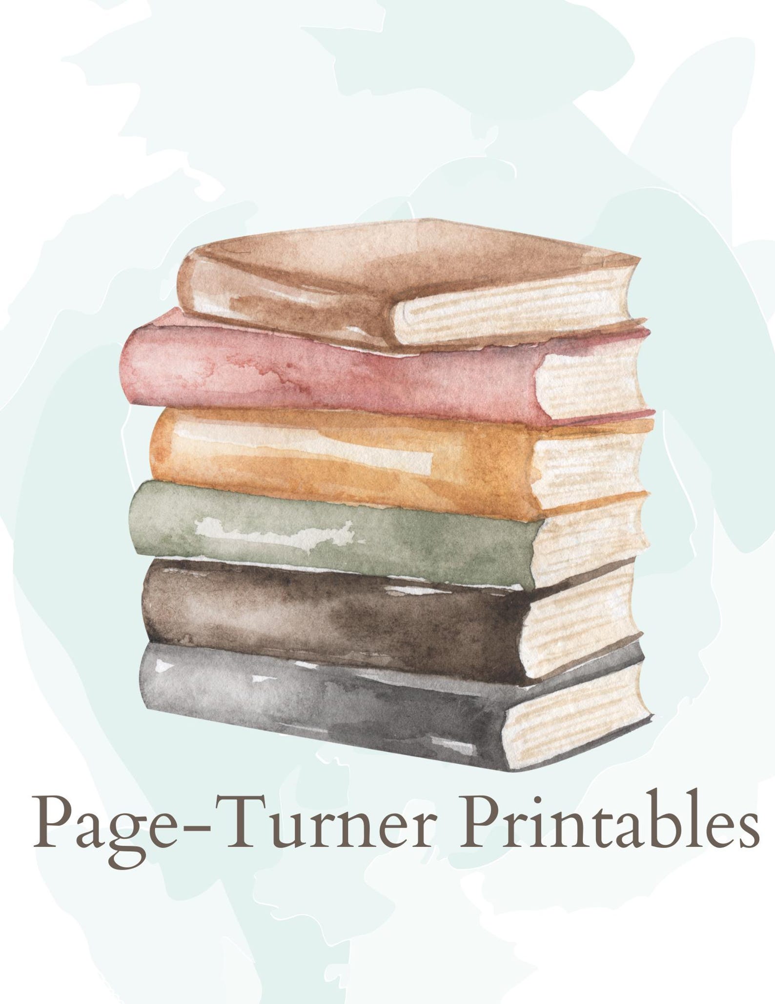 Book Tracker Coloring Printable - Etsy