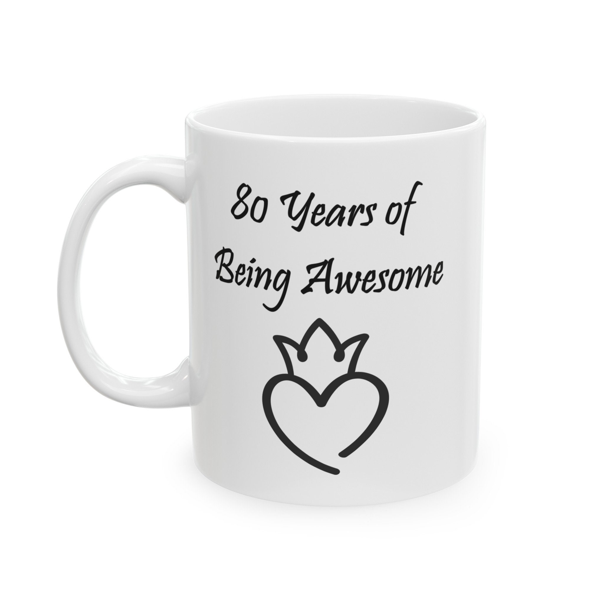 80th Birthday Mug, 80th Birthday Gift, 80th Coffee Mug, 80 Years Coffee ...