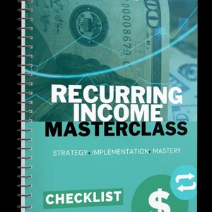 Recurring Income Masterclass - Etsy