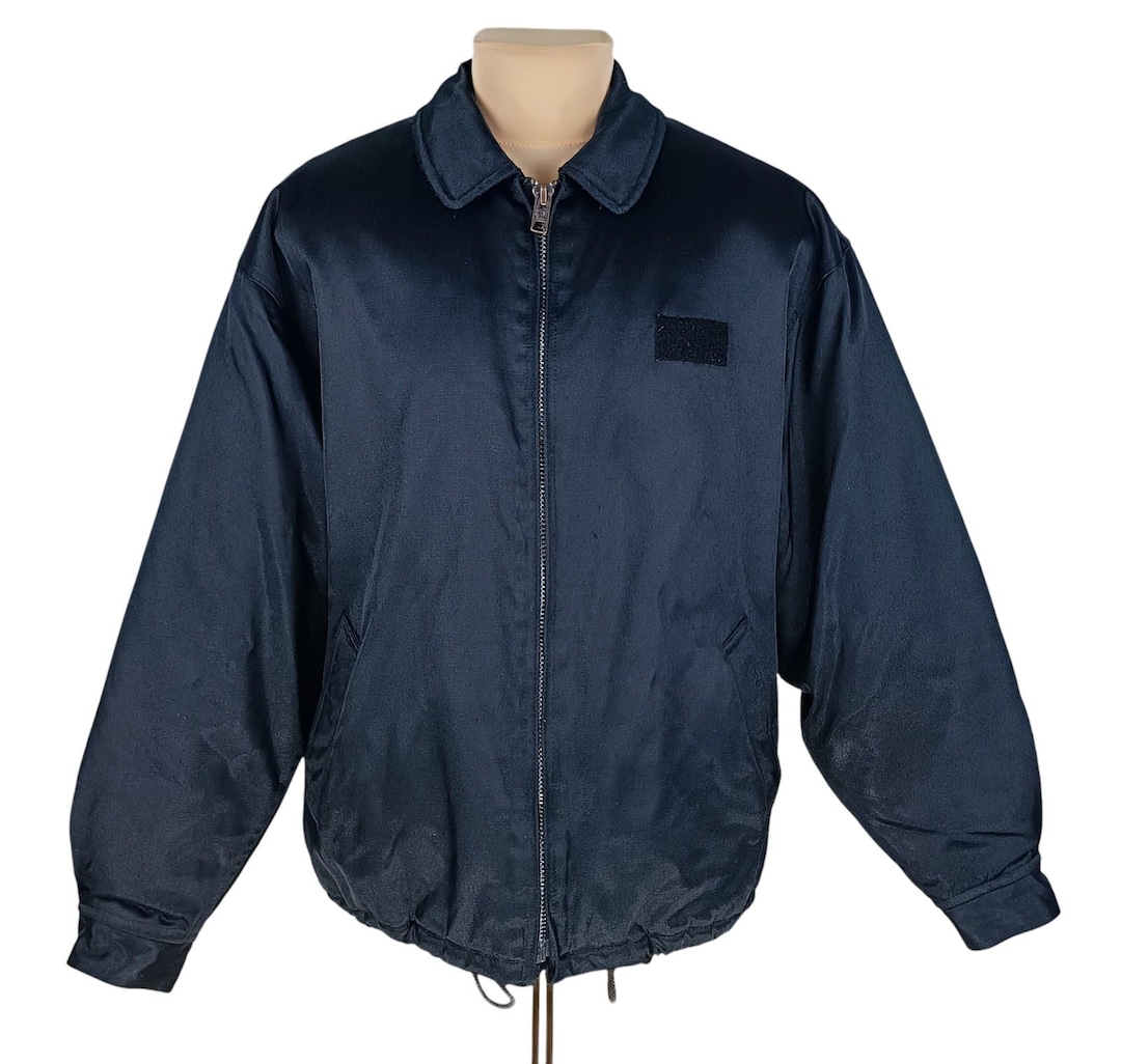 Vintage Schott NYC Mens Black Security Bomber Jacket Type: 978-31 Size ...