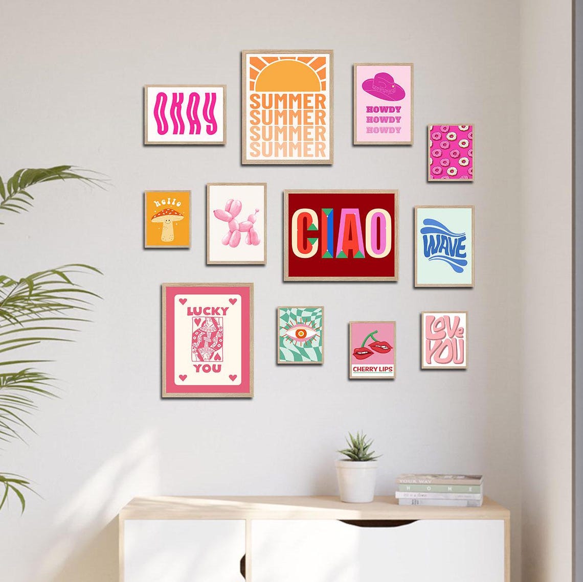 PRINTED 12 PCS Preppy Aesthetic Wall Posters, Preppy Aesthetic Posters ...