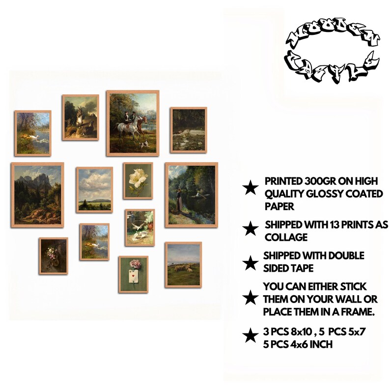 PRINTED 13 PCS French Aesthetic Wall Posters Vintage French Posters ...