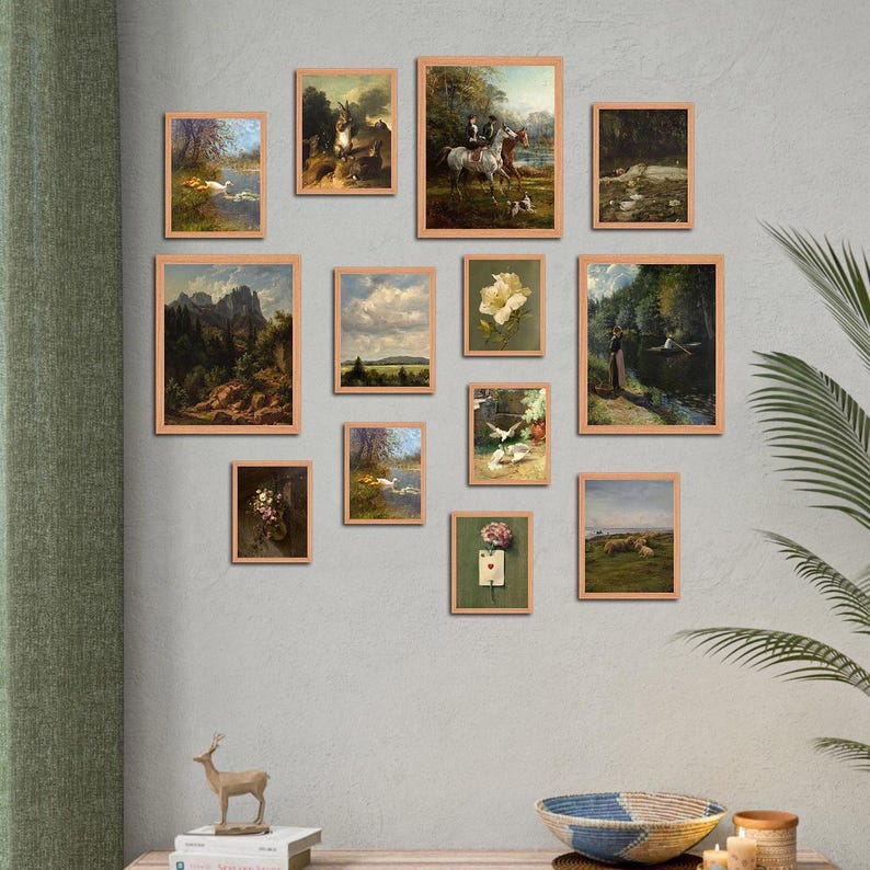 PRINTED 13 PCS French Aesthetic Wall Posters Vintage French Posters ...