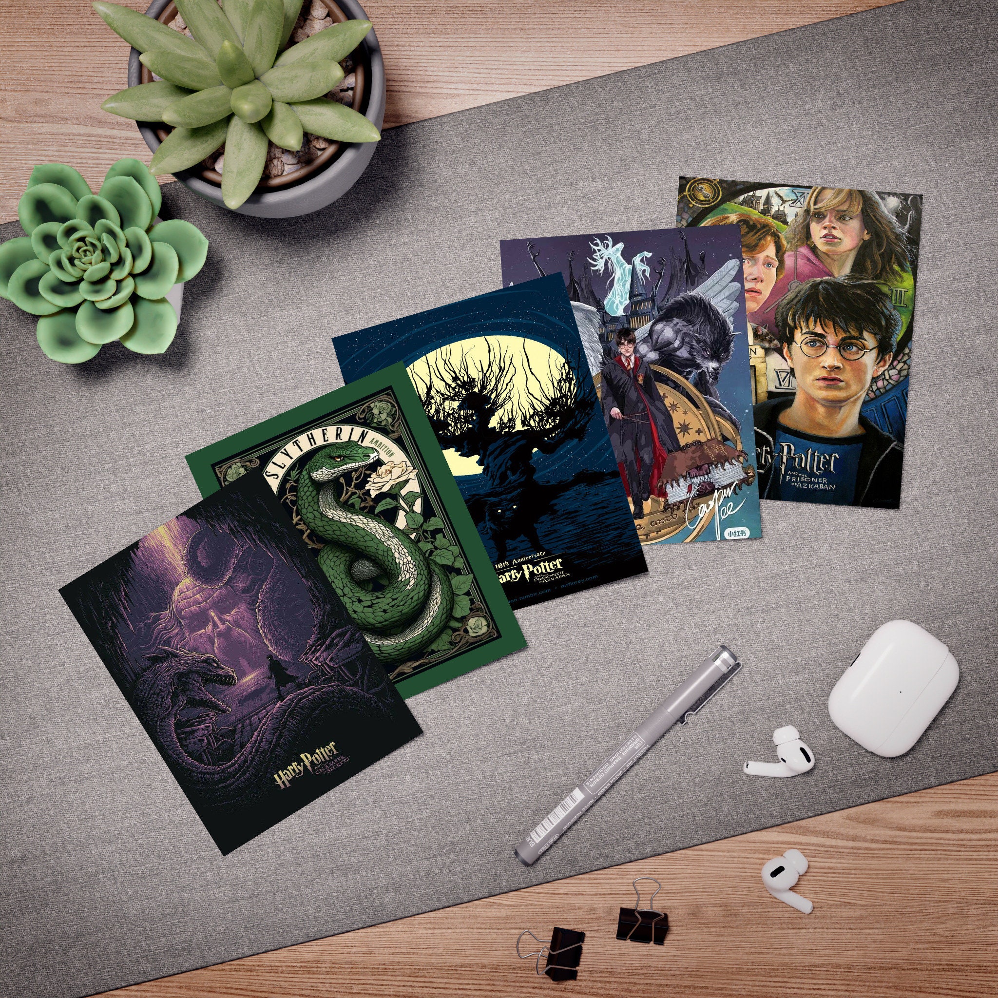 Harry Potter Collage Posters Vintage Harry Potter Art Prints Classic ...