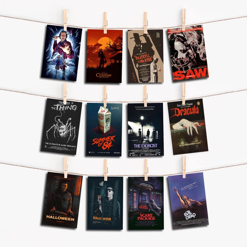 Horror Movie Poster - Etsy