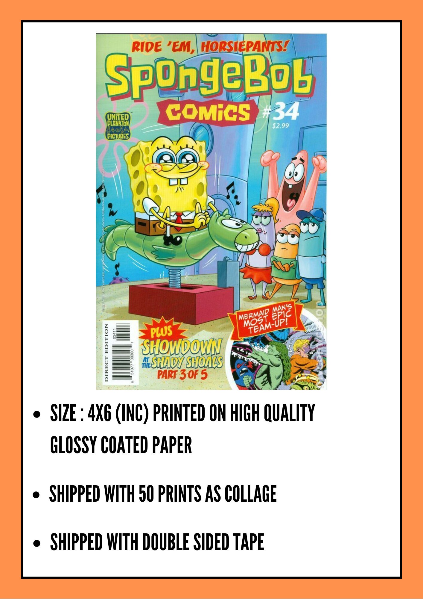 50 Pieces,4x6 Inches Cartoon Character Collage Posters Vintage Cartoon ...
