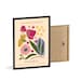 9-piece Floral Poster Set 8x10 Inches Elegant Botanical Wall Art Prints ...