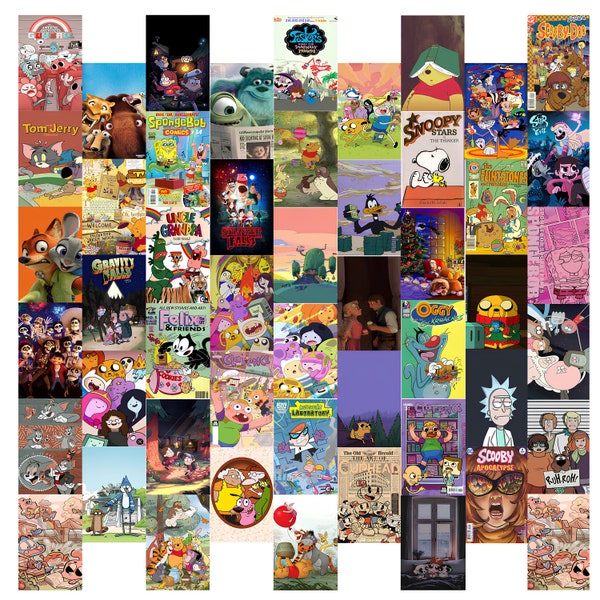 Cartoon Collage Art - Etsy