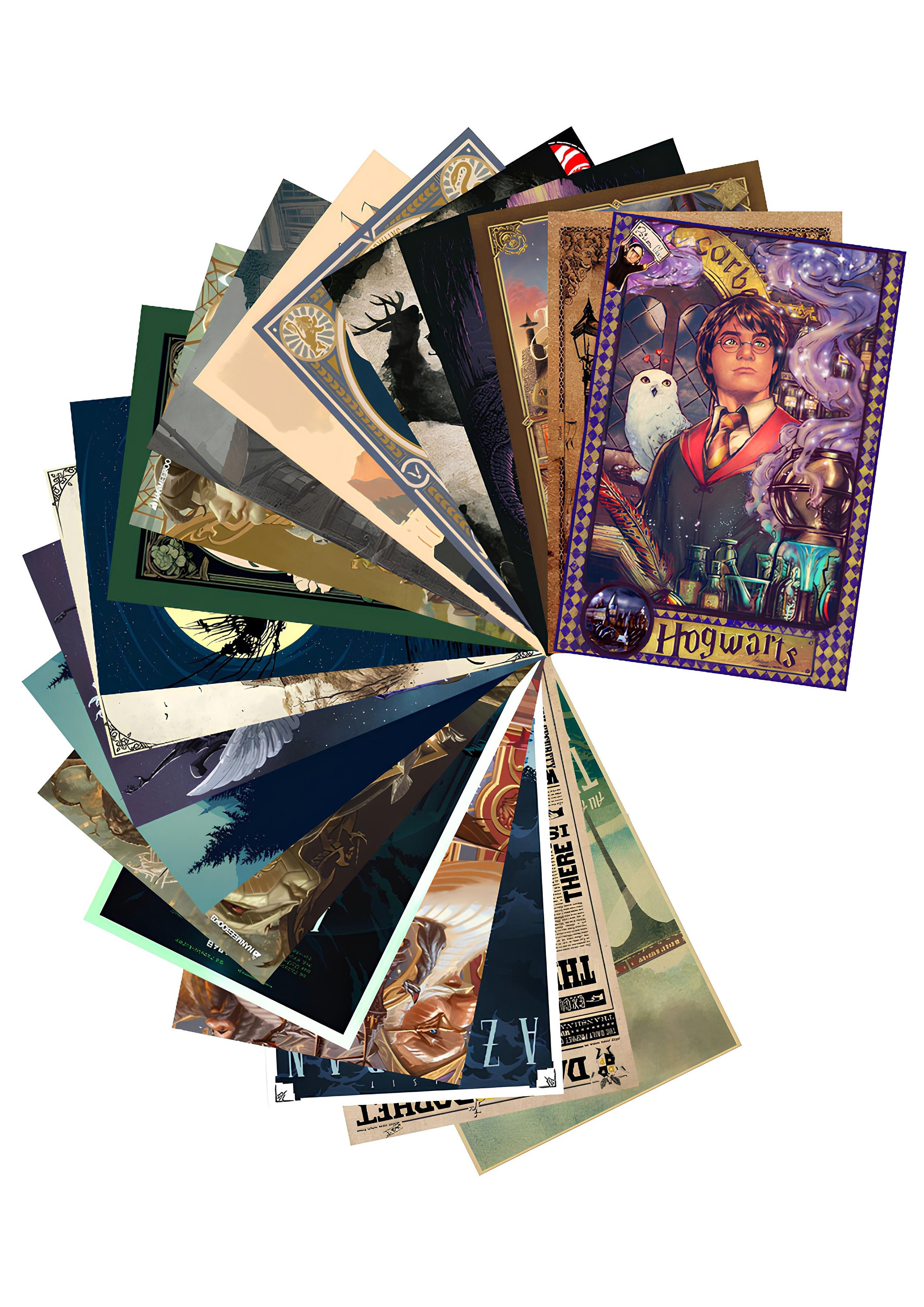 Harry Potter Collage Posters Vintage Harry Potter Art Prints Classic ...