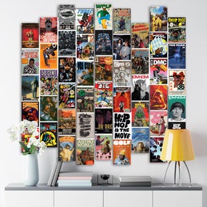 Hip-hop Poster Set 50 Pcs 4x6 Prints Bold Wall Art Featuring Iconic ...