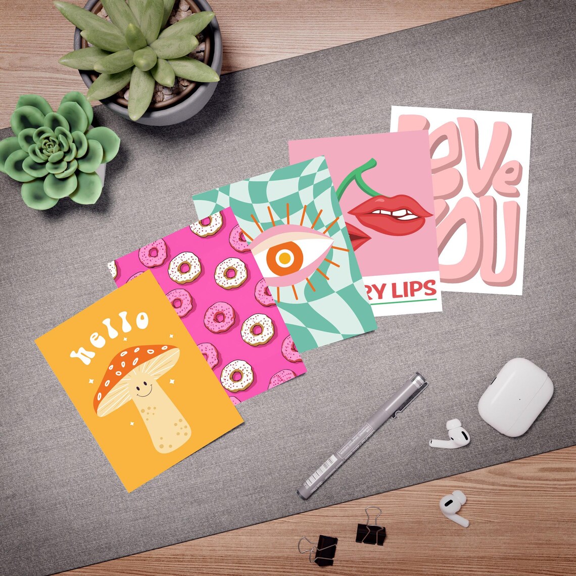 PRINTED 12 PCS Preppy Aesthetic Wall Posters, Preppy Aesthetic Posters ...