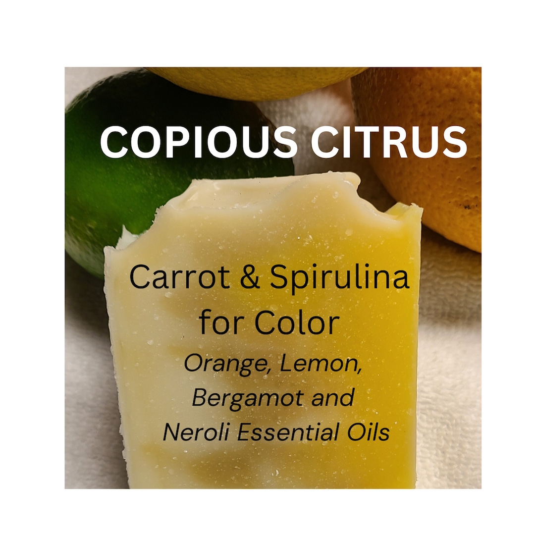 COPIOUS CITRUS No Artificial Dyes, Carrot and Spirulina for Color, 4 ...