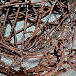 Vintage Rusty Wire Basket, Wire Sculpture, Wire Art - Etsy