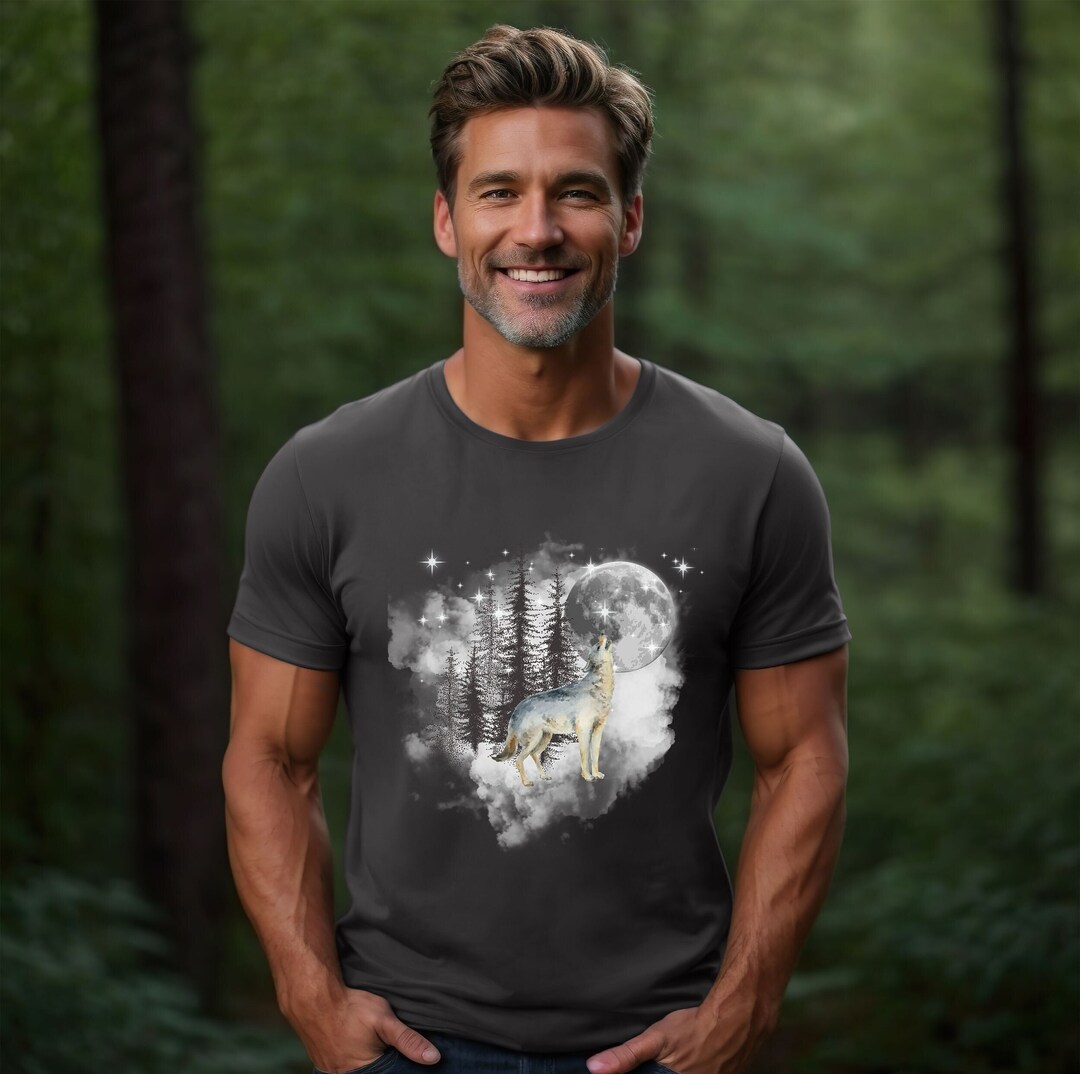 Wolf Shirt, Silver Wolf Shirt, Alpha Male Shirt, Wolf Girl Shirt, Wolf ...
