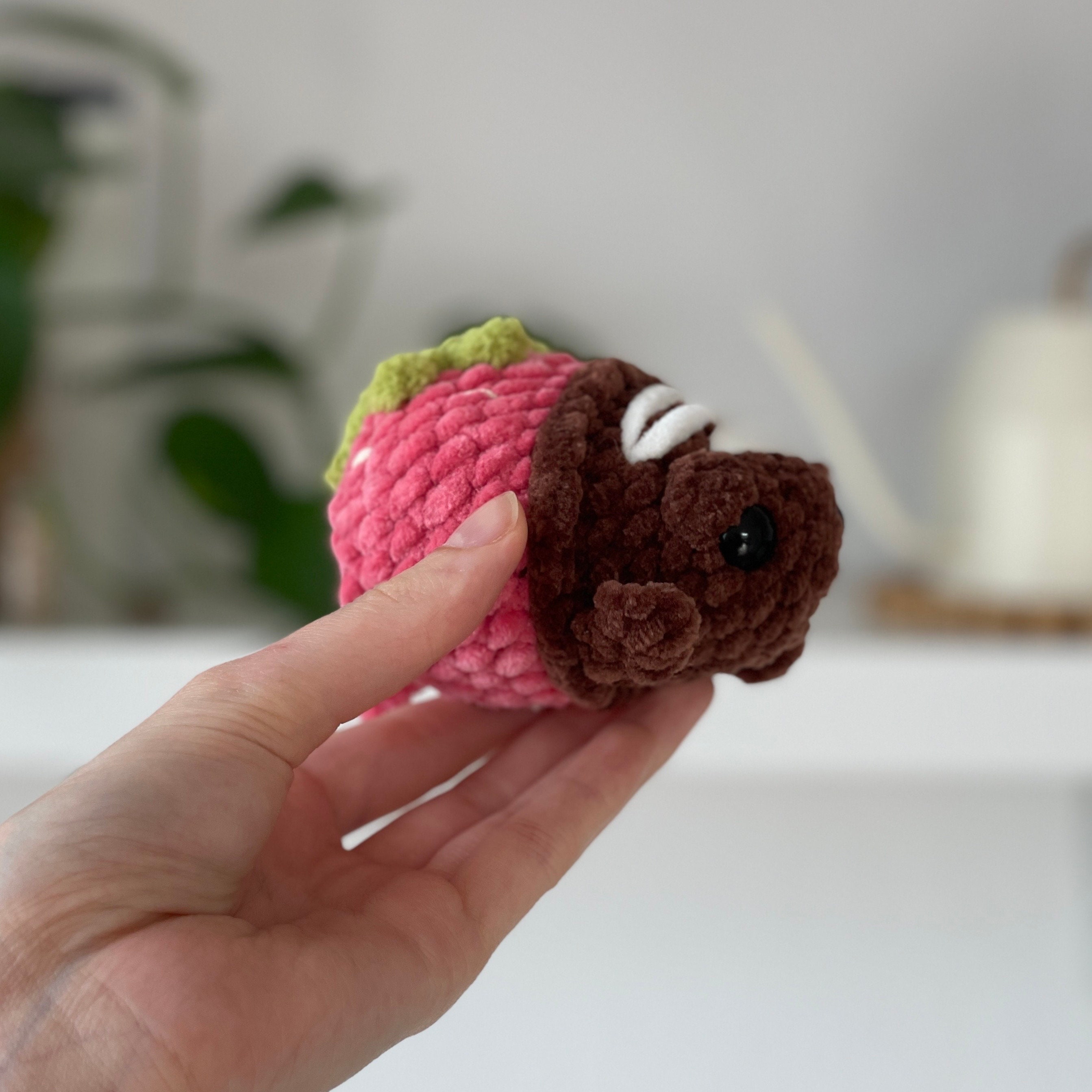 Strawberry Frog Crochet Pattern - Amigurumi Froggy Chocolate - PDF ...