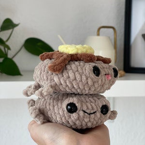 Pancake Froggies Crochet Pattern - Amigurumi Pancake Breakfast Frog ...