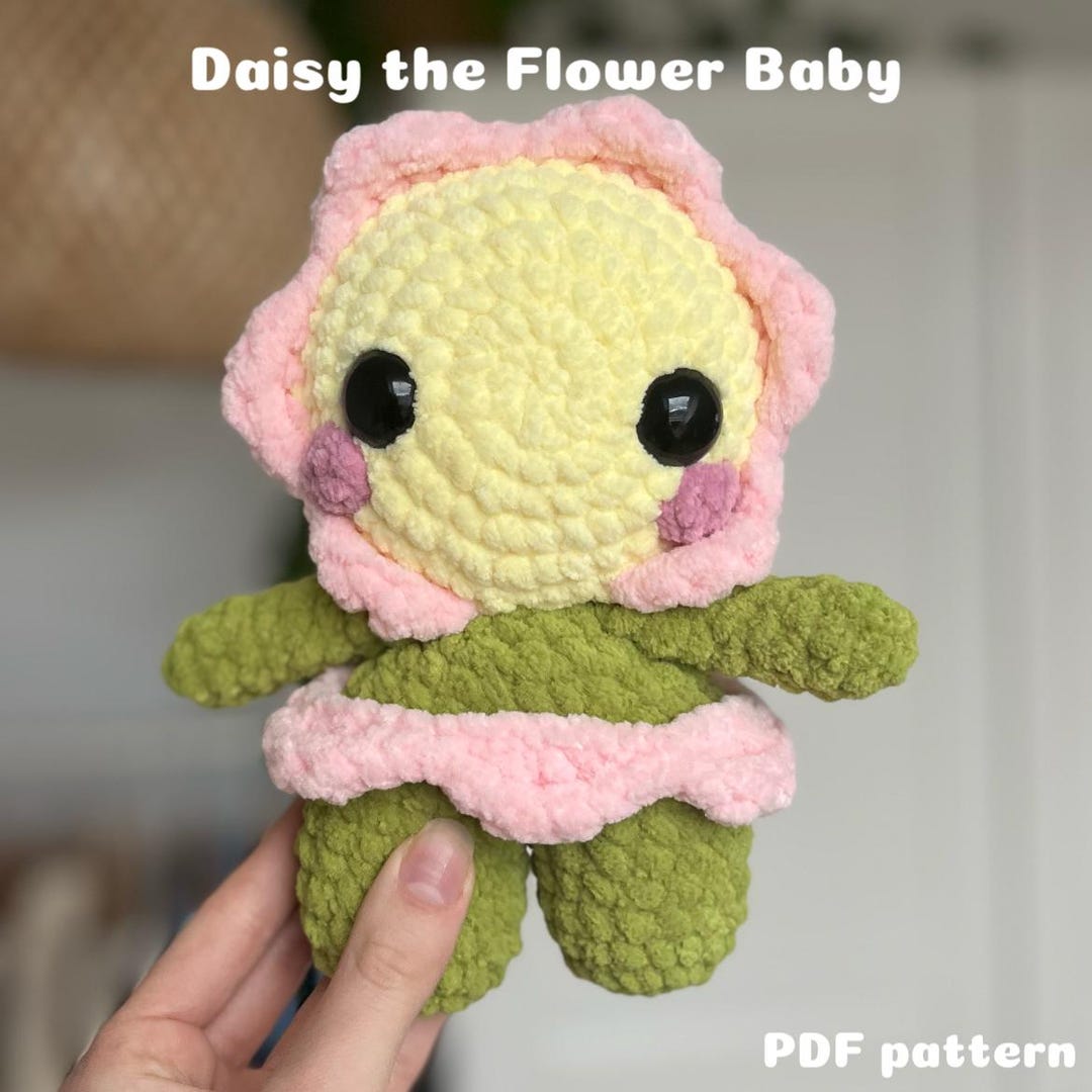 Bloom the Flower Baby Crochet Pattern - Amigurumi Plushie Spring Flower ...