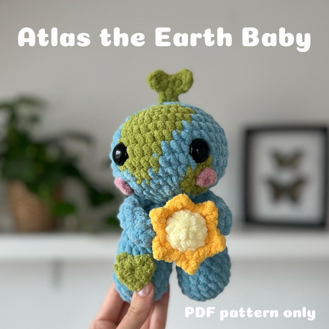 Atlas the Earth Baby Crochet Pattern - Amigurumi Mini Sun Cute Buddy ...