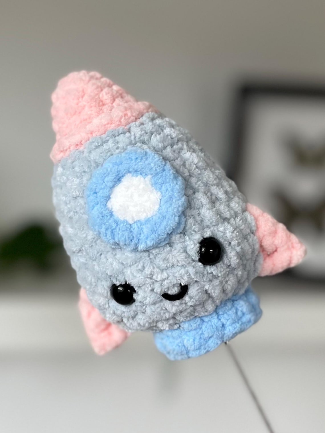 Buddy the Rocket Ship crochet pattern - Amigurumi space ship plushie ...