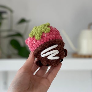 Strawberry Frog Crochet Pattern - Amigurumi Froggy Chocolate - PDF ...