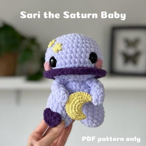 Sari the Saturn Baby Crochet Pattern - Amigurumi Plushie Space Baby ...