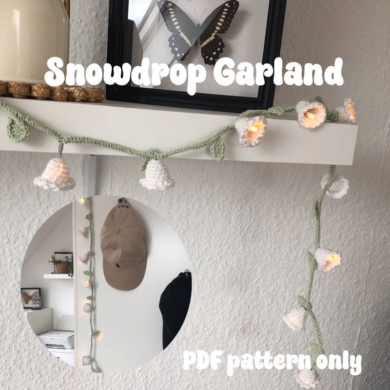 Snowdrop Garlands - Etsy UK