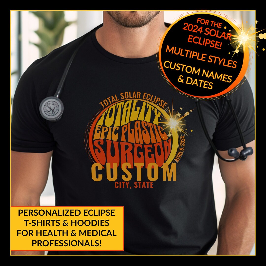 Plastic Surgeon Custom Shirt, Personalized Plastic Surgeon Hoodie ...