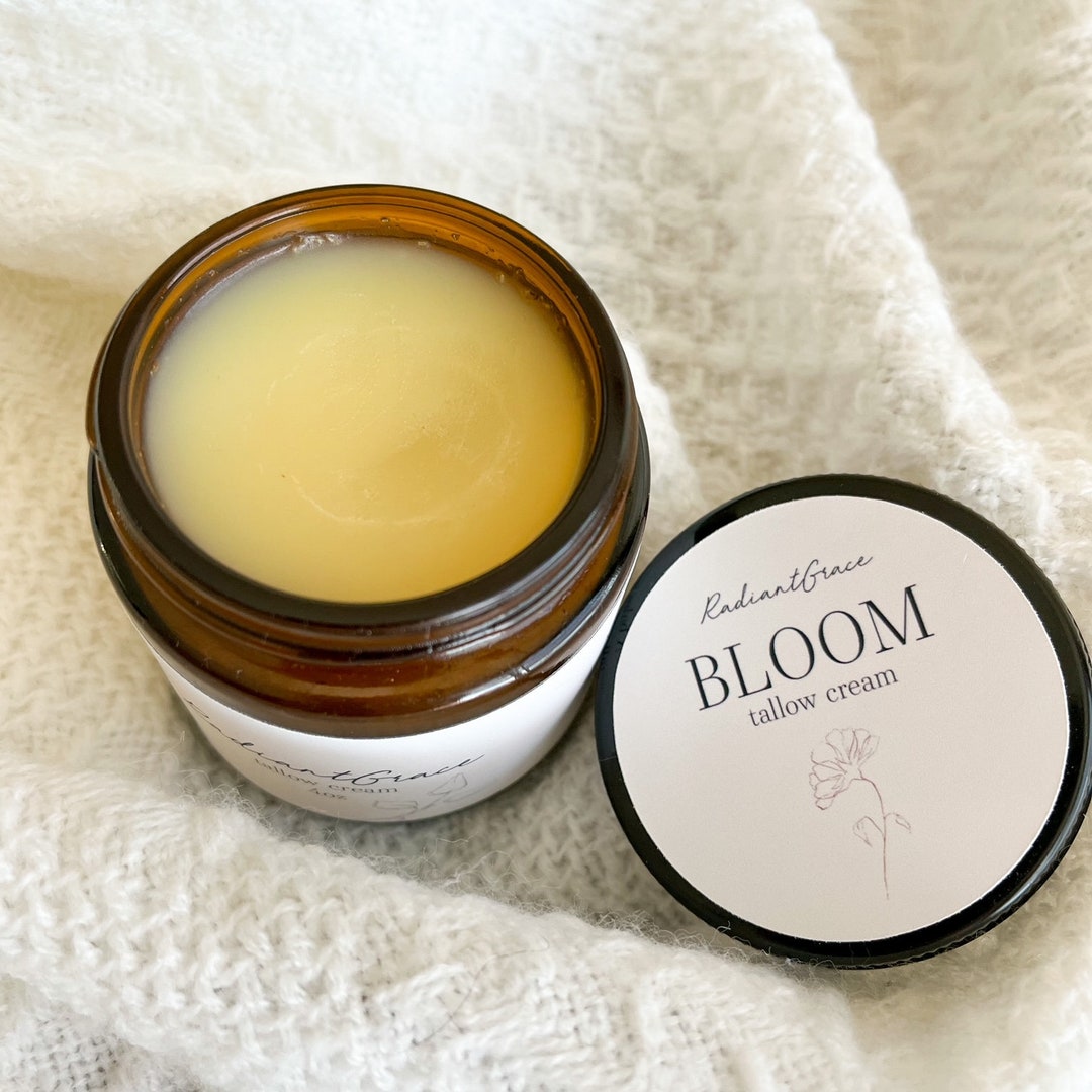 Bloom Tallow Cream, Tallow Hand Cream, Tallow Skincare, Tallow Based ...